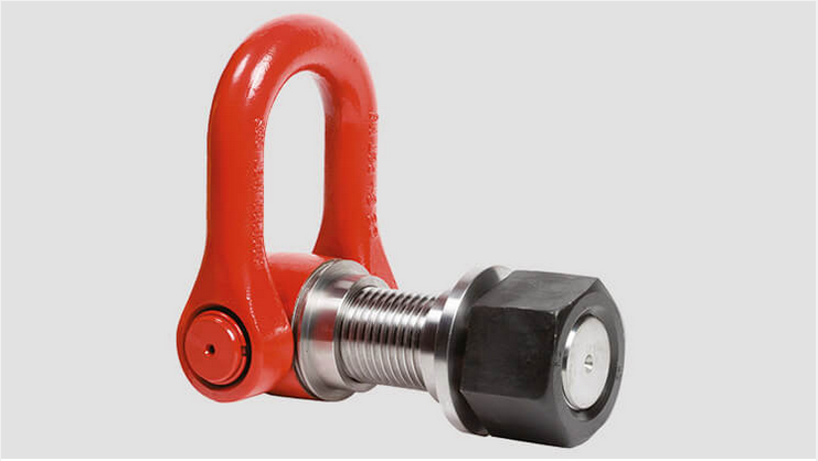 “Using a Hoist Ring if the hole isn’t threaded, Our Double Centering ...